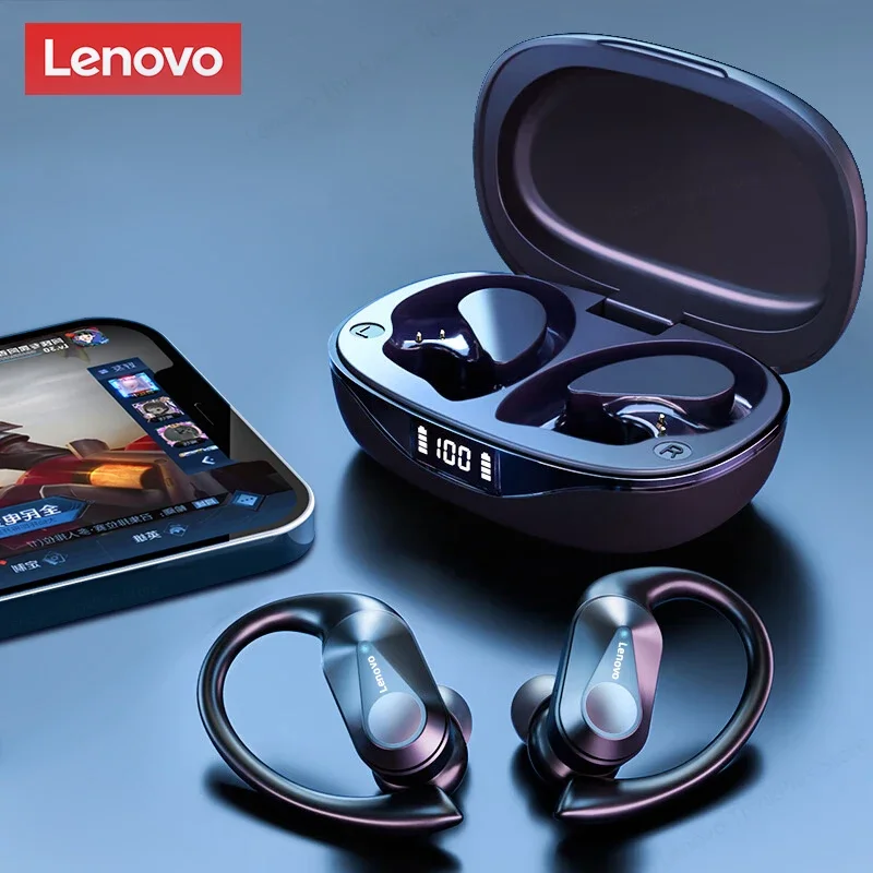 Lenovo-auriculares-inal-mbricos-LP75-Choice-TWS-cascos-con-Bluetooth-5-3-pantalla-Digital-LED ...