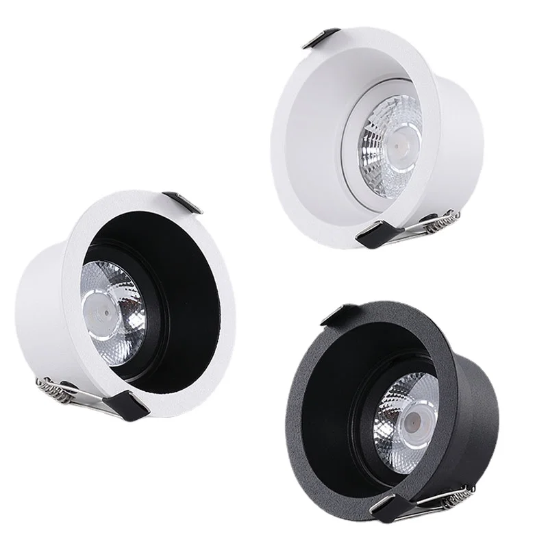 Frameless Angle Adjustable Recessed LED Downlight 5W 7W 9W 12W 15W 20W ...