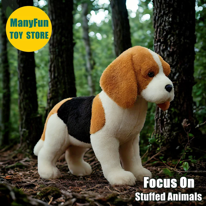 Beagle Hond Knuffel High Fidelity Harrier Plushie Hound Hond Peluche ...