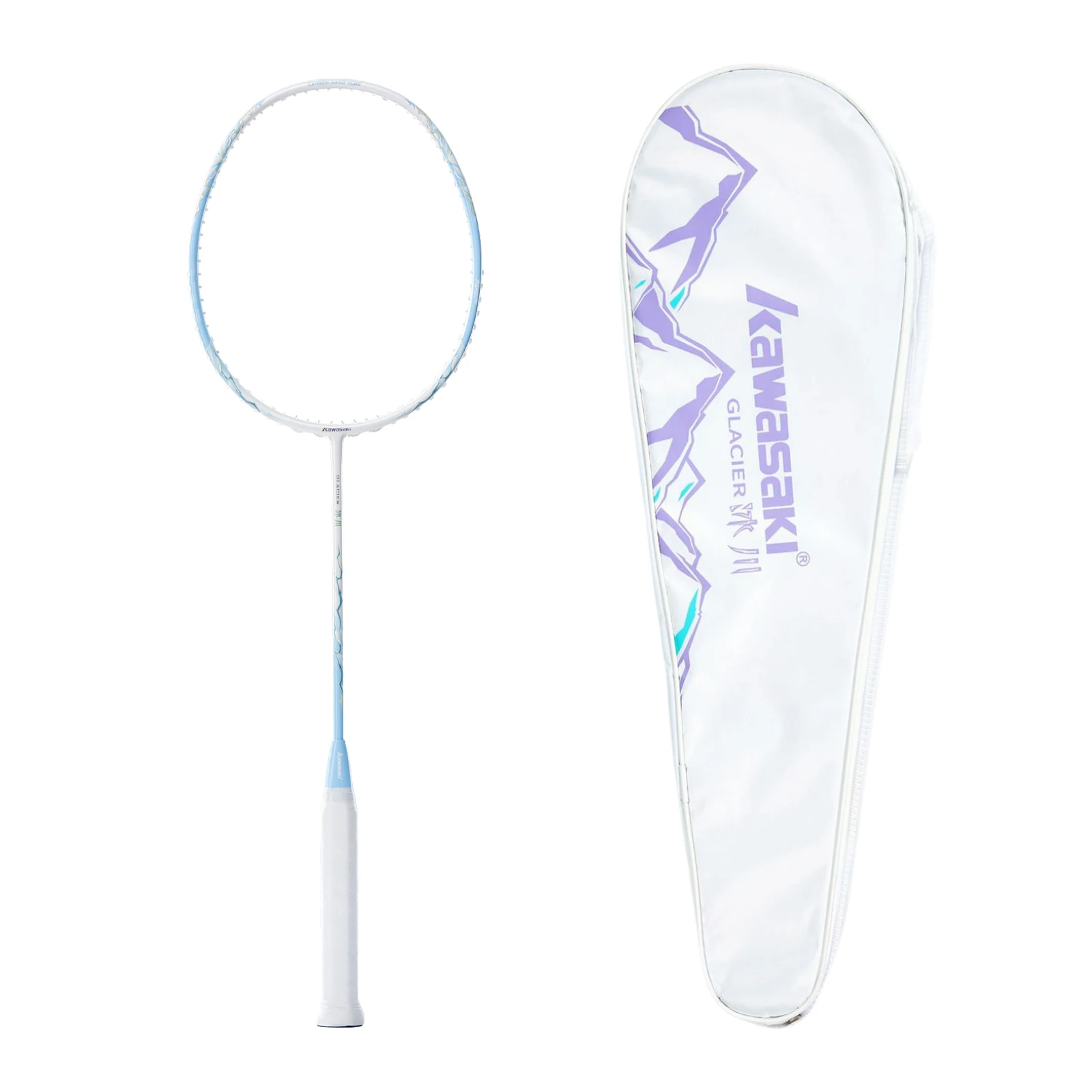 Kawasaki Badminton Racket 5U Super Light Aerofoil Frame All Carbon ...