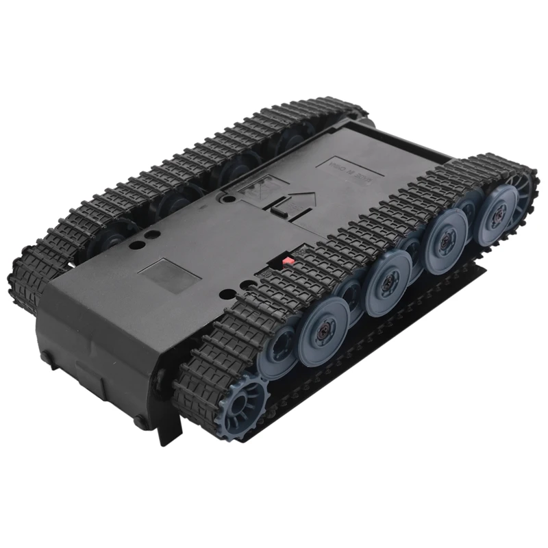 Rc Tank Smart Robot Tank Car Chassis Kit Rubber Track Crawler For ...