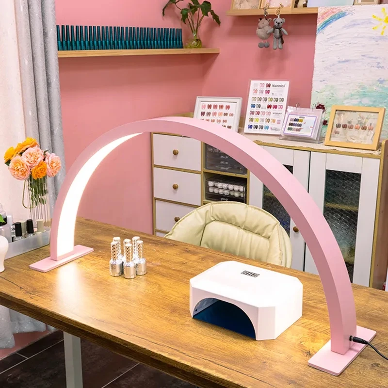 30 Inch 75cm Ring Half Moon Beauty Salon Lights Adjustable Brightness ...