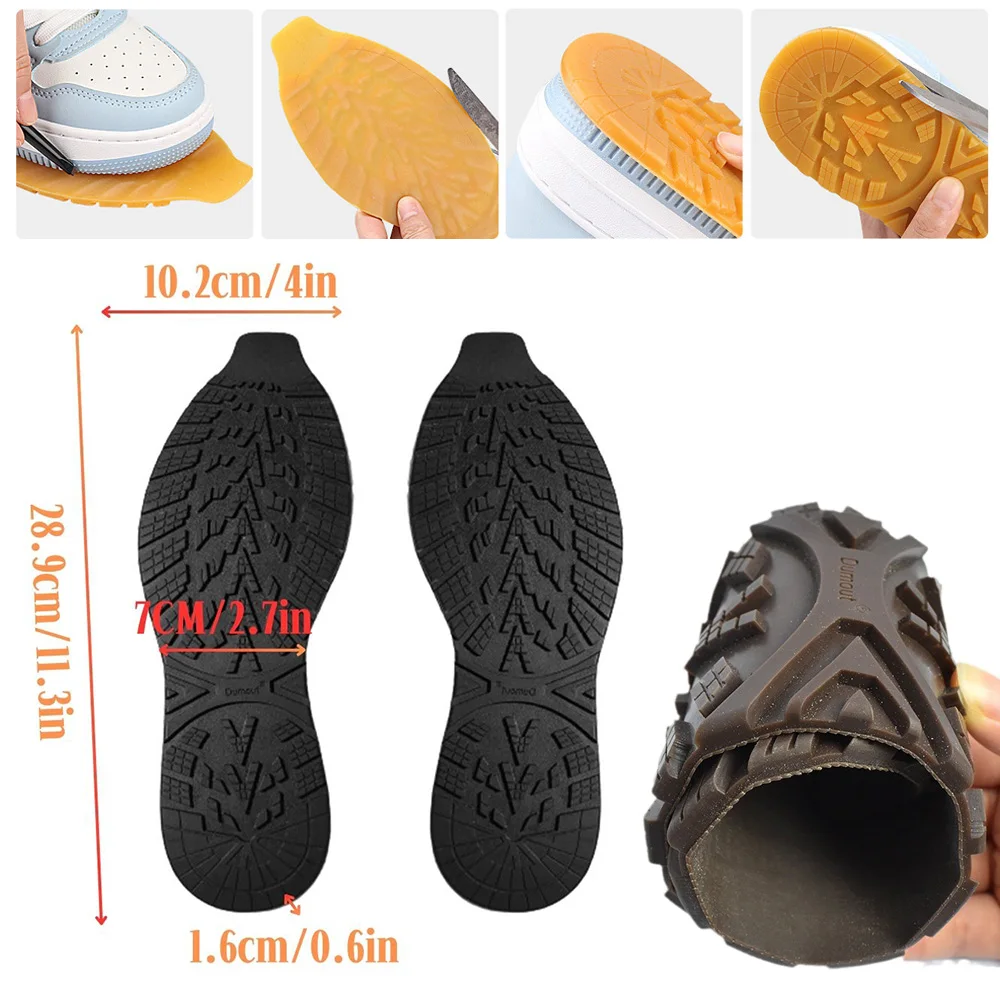 Full-Sole-Protector-Sneaker-Repair-Rubber-Shoe-Soles-Anti-Slip-Foot ...