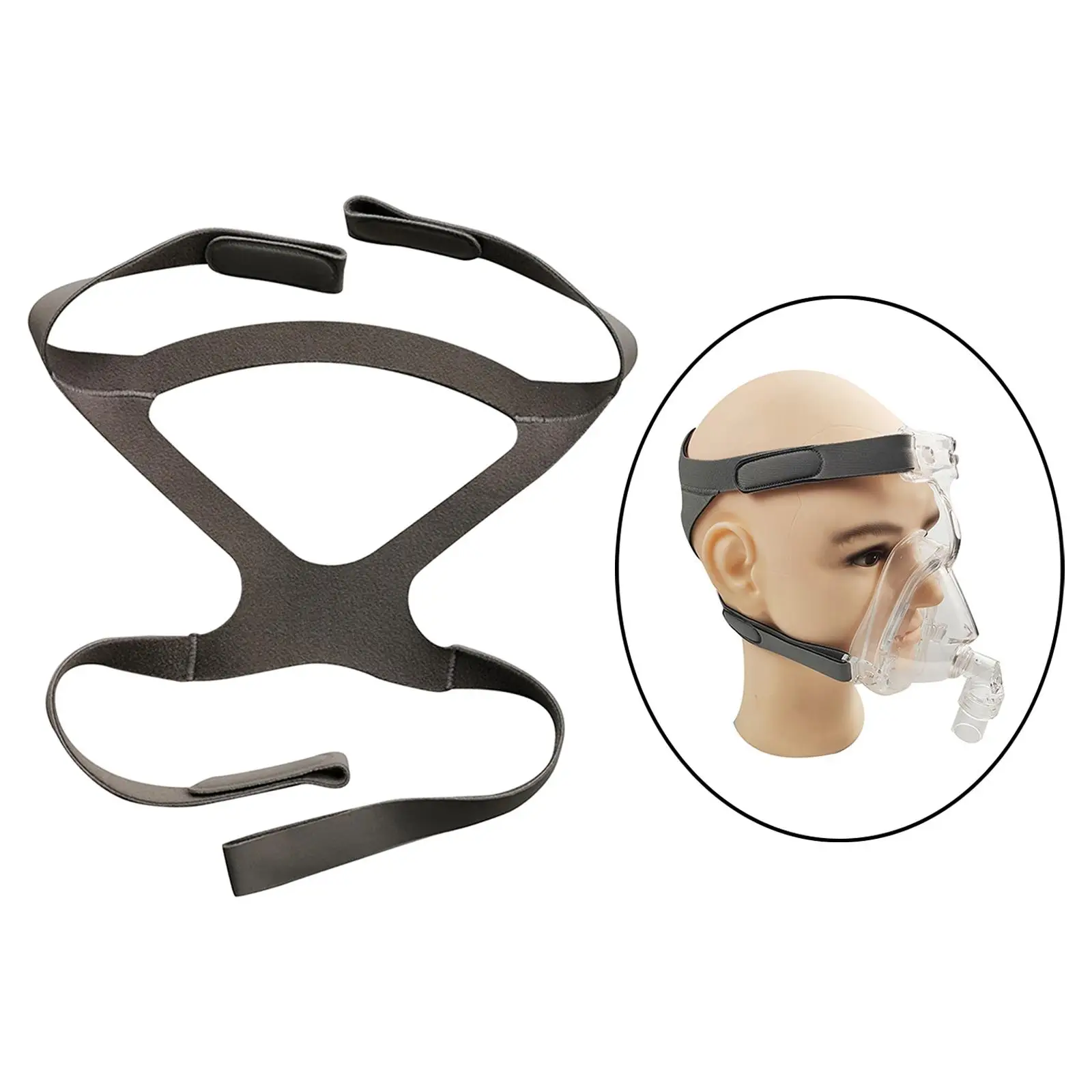 Universal-Replacment-Headgear-Strap-Ventilator-Mask-Headband-Cpap-Full ...