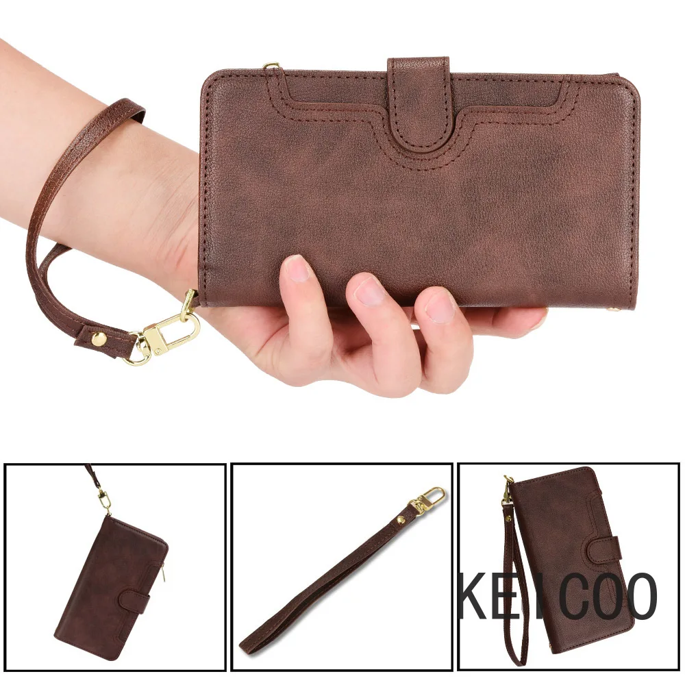 Zipper-Wallet-Clip-Shell-for-ZTE-Libero-5G-IV-Blade-V30-A31-A51-A71 ...