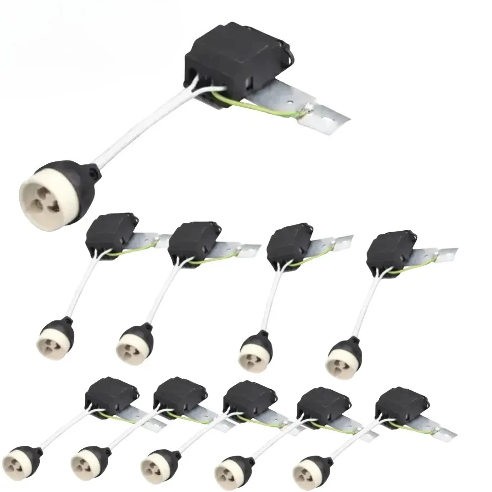 10pc Gu10 Ceramic LED Spotlight Socket GU10 Halogen Bulb Base ...