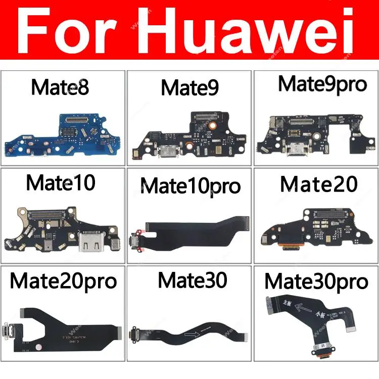 Genuine USB Charger Board For Huawei Mate 2 7 8 9 10 20 20X S 30 Lite ...
