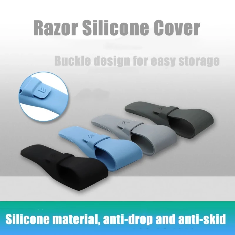 High-Quality-Silicone-Razor-Case-Cover-For-Men-Manual-Shaver-Protector ...