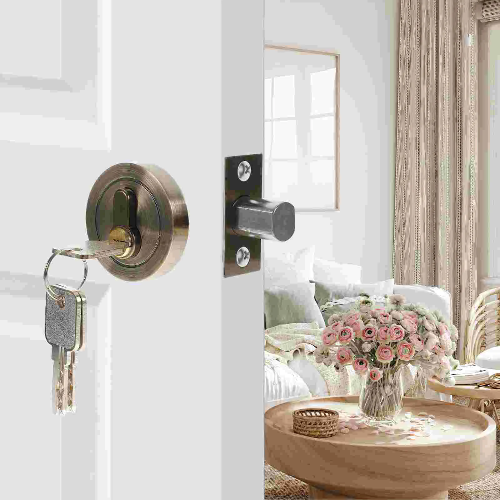 Front Door Lock Knob