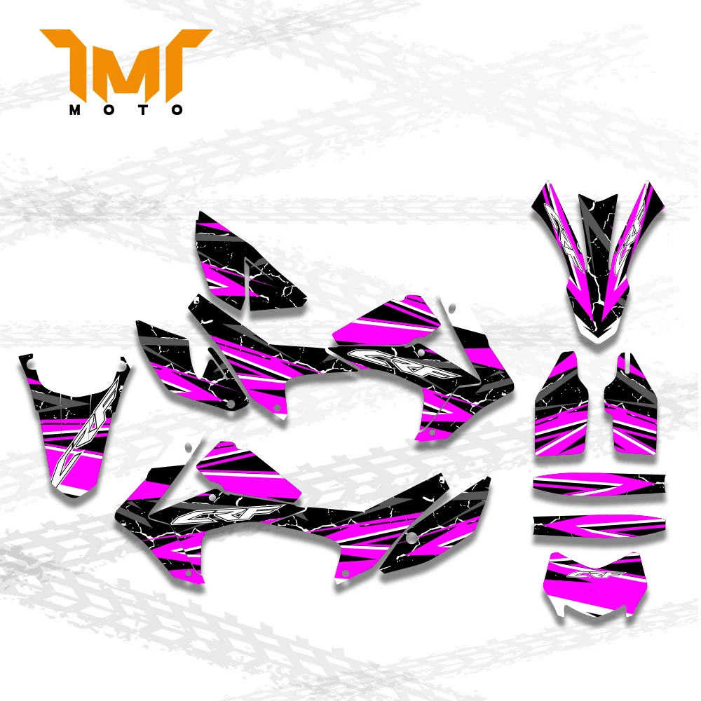 Custom Team Graphics Decals Stickers Kit For HONDA CRF250L 2012-2020 ...