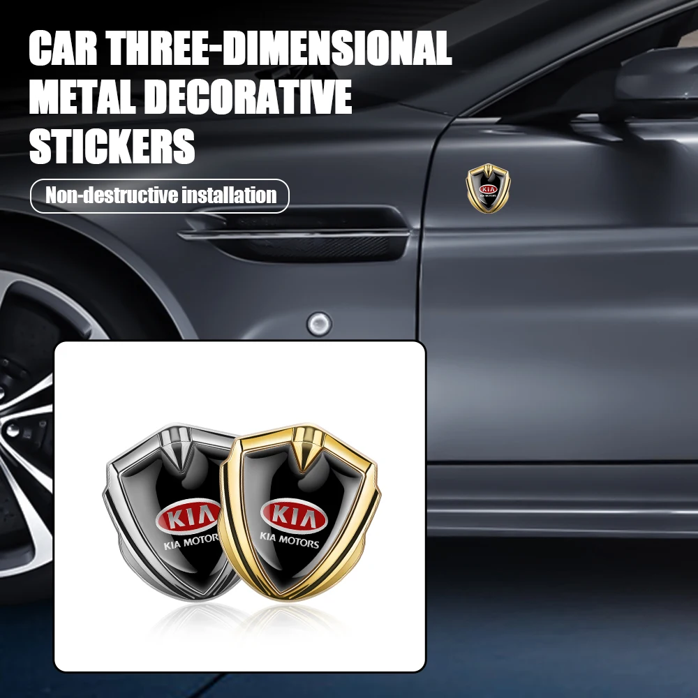 3D Metal Car Side Window Decoration Stickers Auto Emblem Body Decor For ...