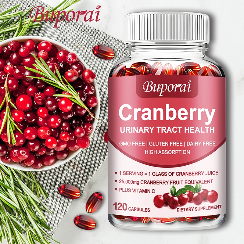 Cranberry Capsules - Supports Cardiovascular Health, Enhances Immunity ...