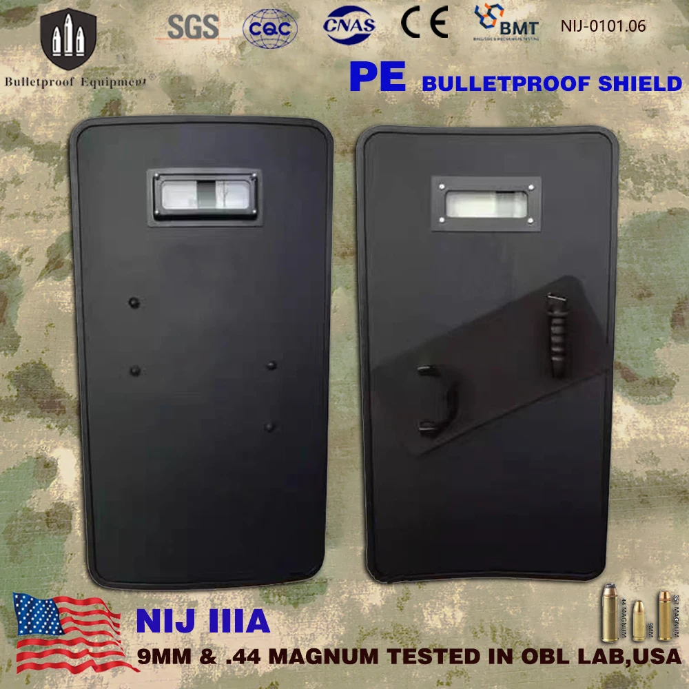 High-Density-Polyethylene-Level-NIJ-IIIA-Lightweight-Handheld-Tactical ...