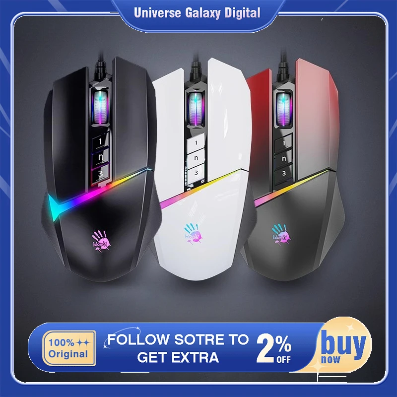 BLOODY-V8M-Max-Gaming-Mouse-e-sports-Macro-pollo-al-mbrico-torre-de ...