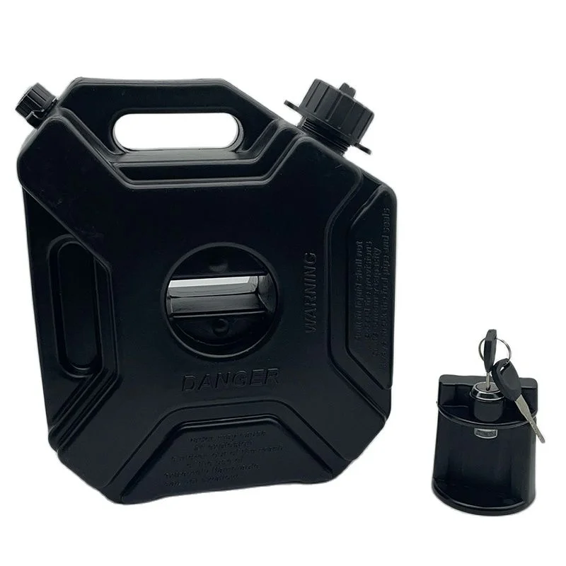 3L/5L Portable Jerry Can Gas Fuel Tank Plastic Petrol Car Gokart Spare ...