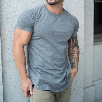 Bodybuilding & Workout Men's Slim Fit Short Sleeve T Shirt - Men's ...