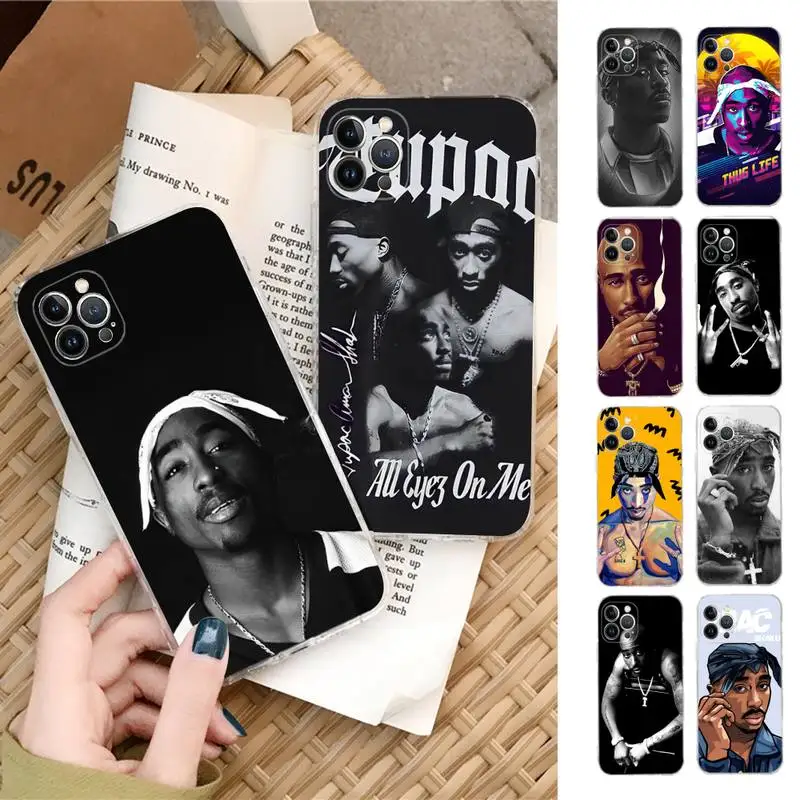 Capa-de-telefone-Rap-Singer-para-iPhone-Tupac-Shakur-capa-de-silicone ...