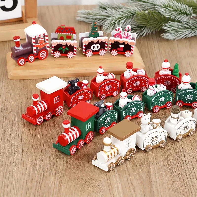 Christmas-Wooden-Train-Merry-Christmas-Decorations-for-Home-2023-Xmas ...