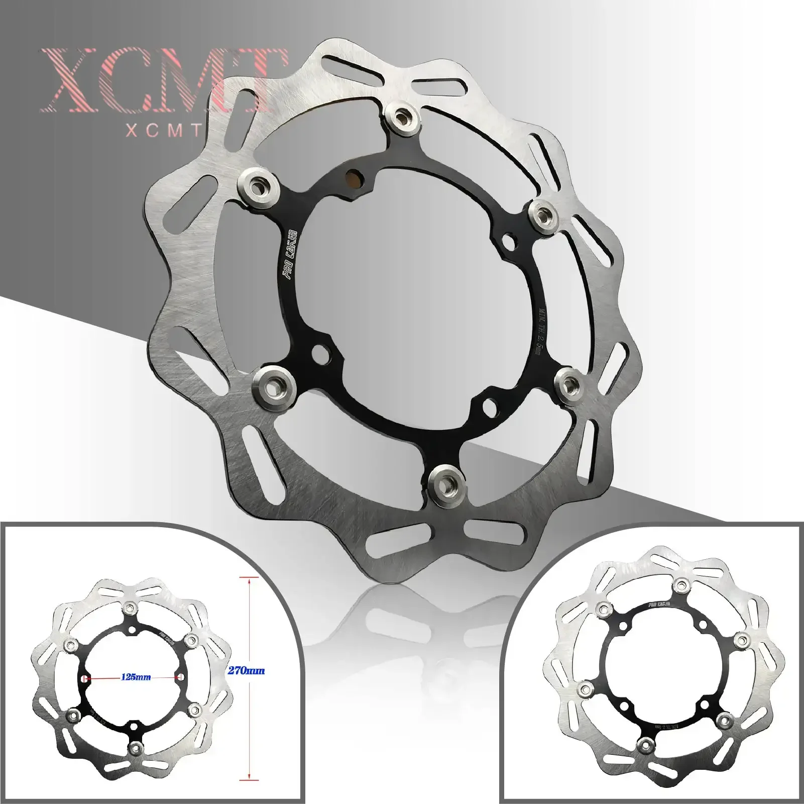 Motorcycle-270mm-320mm-Front-Rear-Floating-Brake-Disc-Rotor-For ...