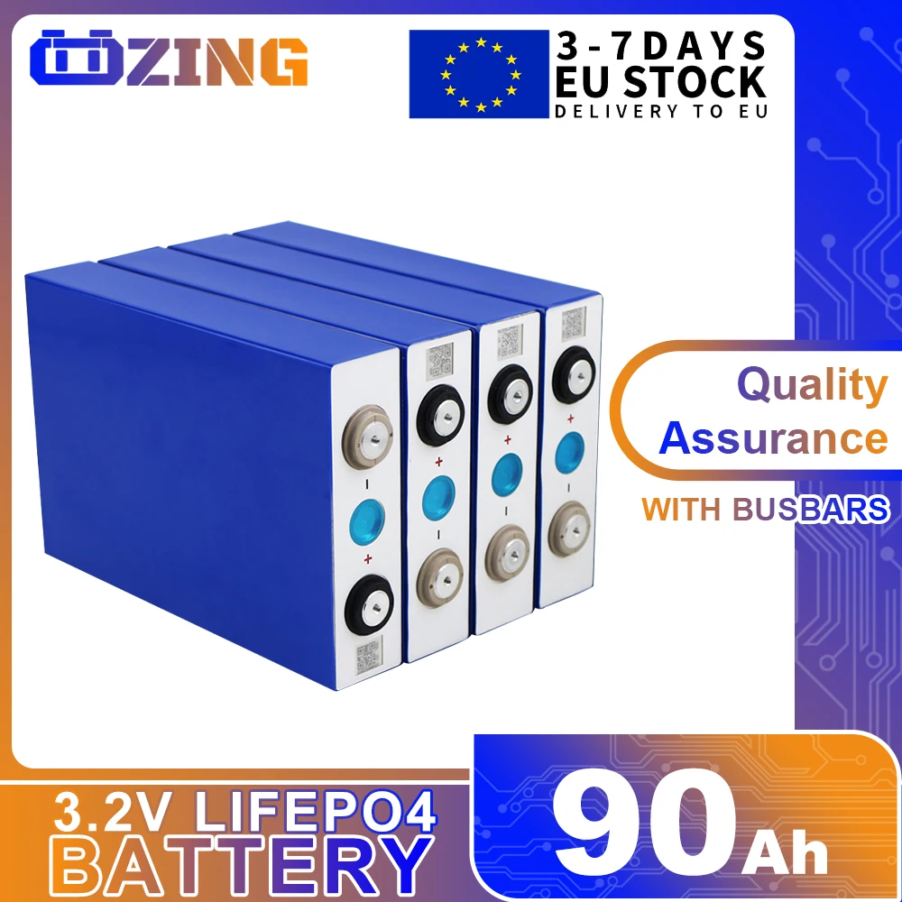 3-2V-90AH-Lifepo4-Battery-Deep-Cycle-Rechargable-Lithium-Iron-Phosphate ...