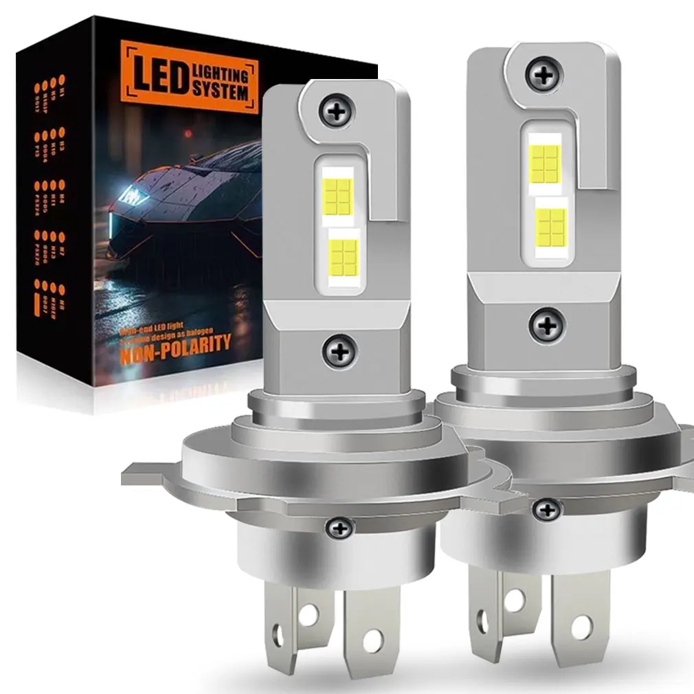25000LM H4 LED Headlight Bulbs 9003 HB2 lampada High Low Beam Car Light ...