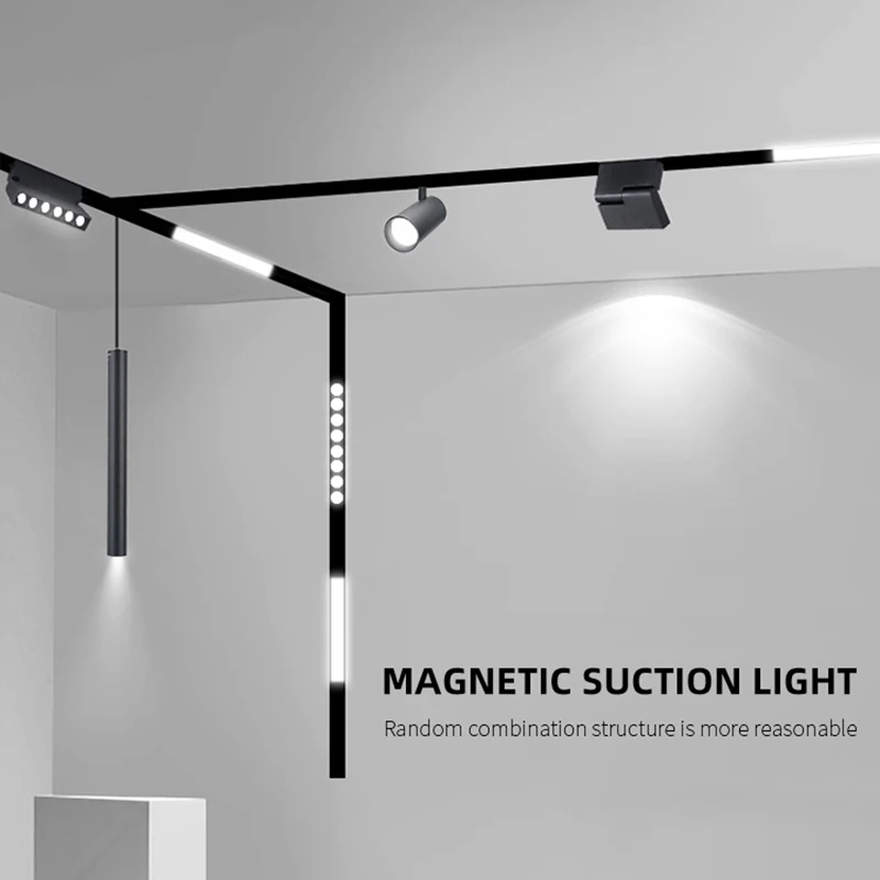 Modern-Magnetic-Track-Lights-Embedded-48V-LED-Spotlight-Downlight ...