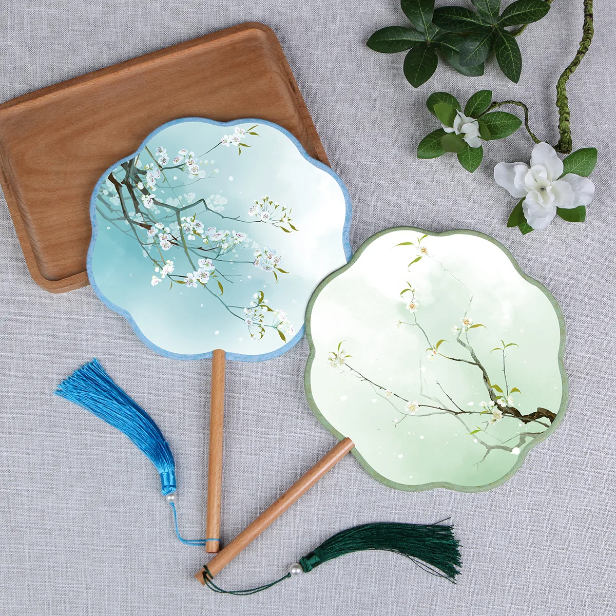 Embroidery-Hand-Fan-Classical-Cheongsam-Catwalk-Chinese-Style-Classical ...