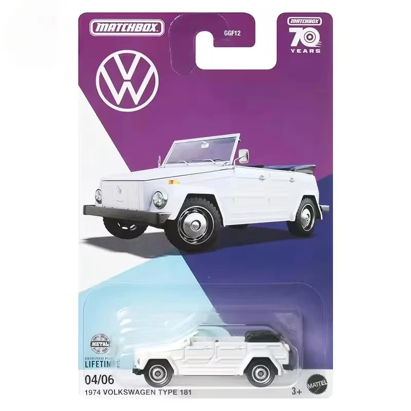 Original Mattel Matchbox Car 1/64 Diecast 70 Years 1974 Volkswagen Type ...