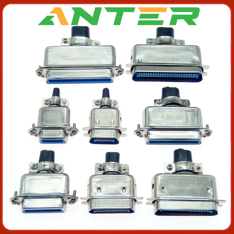 1PCS-57-Series-Centronics-Connector-Male-Female-CN14-24-36-50P-Ribbon ...