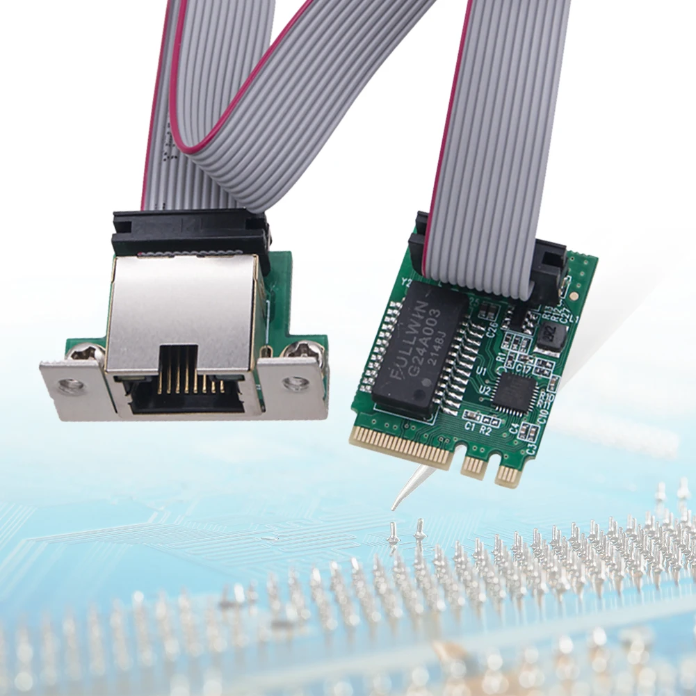 M-2-Network-Card-10-100-1000Mbps-M-2-RJ45-LAN-Adapter-Single-Port-RJ45 ...