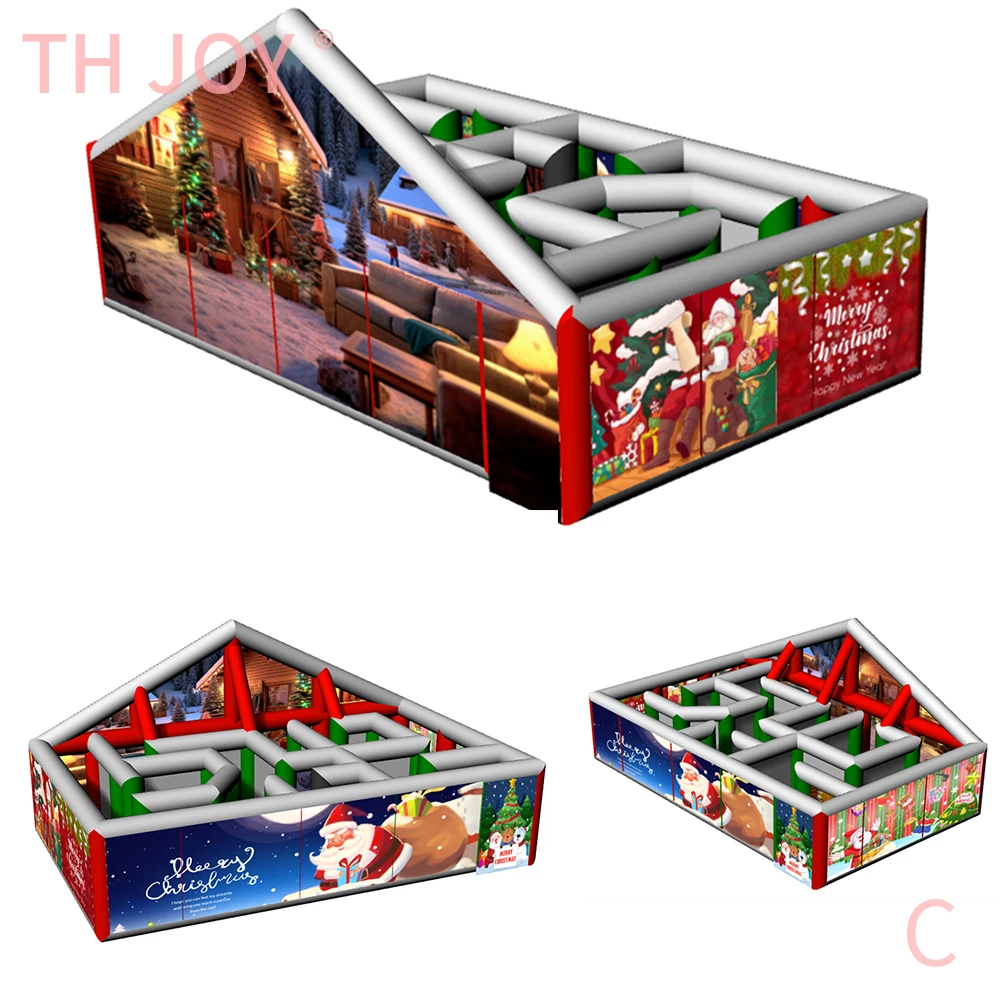 fast-air-ship-outdoor-portable-Christmas-inflatable-maze-Halloween ...