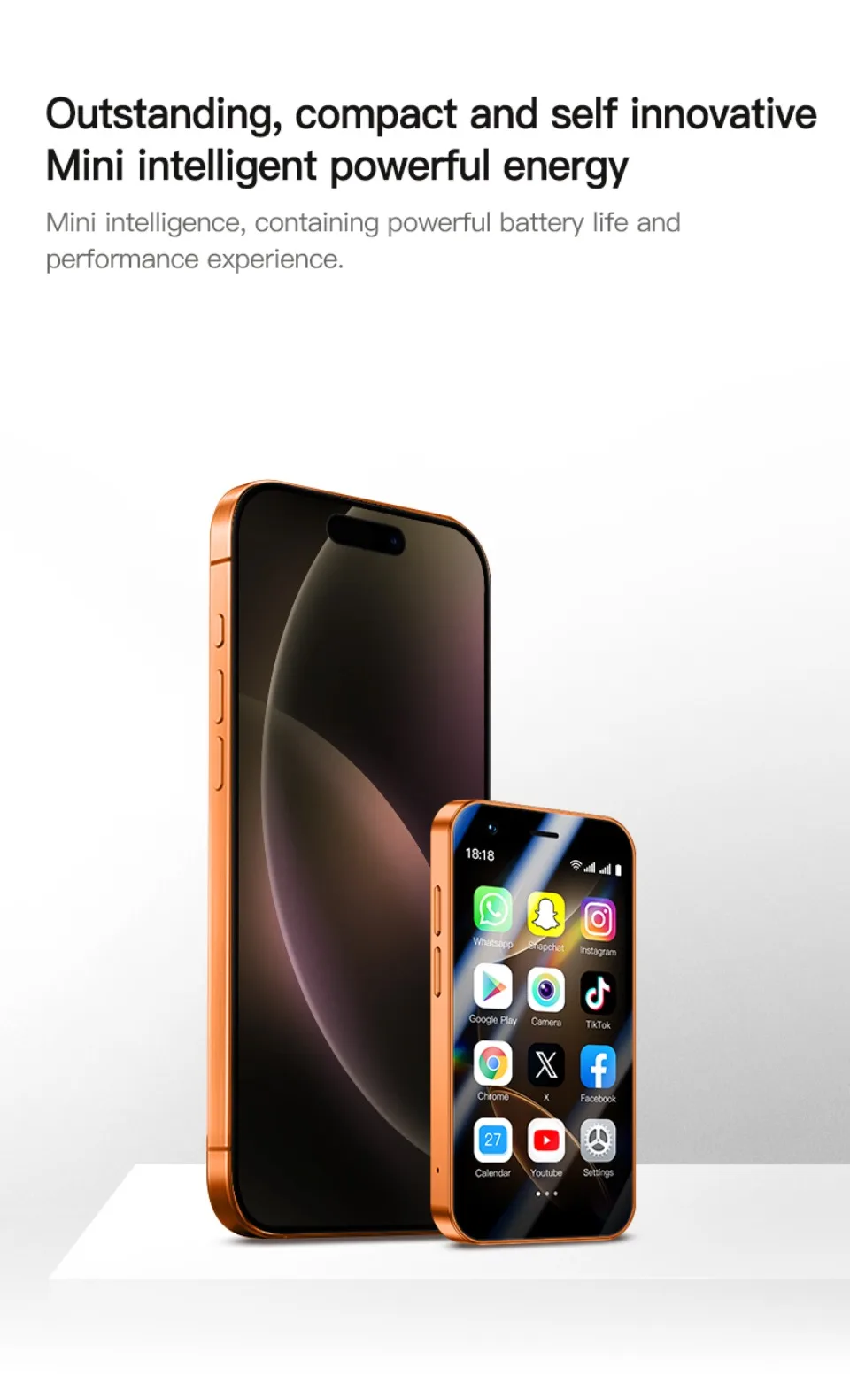 SOYES A17 Mini Smartphone, Android 8.1, 3.0 Inches Display, Dual SIM ...