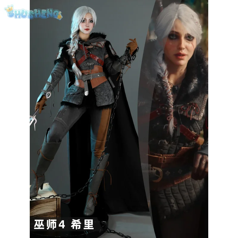 Ciri Cosplay Costume Cirilla Fiona Elen Riannon Witcher 4 Wild Hunt ...