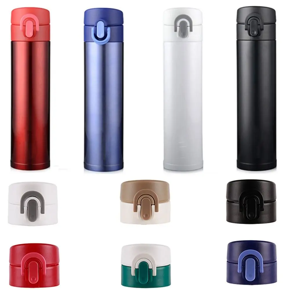 Replacement-Water-Bottle-Cup-Lid-Universal-Splash-Proof-Plastic-Therms ...