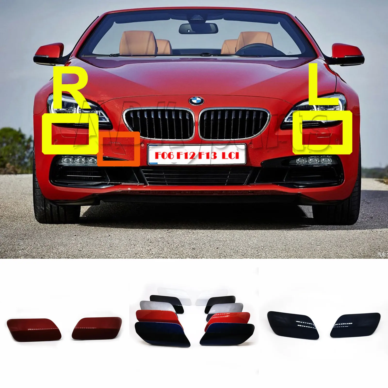 Fit 15-18 BMW 6 Series F06 LCI F12 LCI F13 LCI 640dX 640i 640iX 650i ...