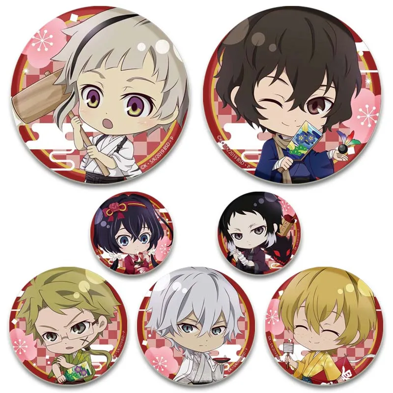 Anime Cosplay Badge Cute Atsushi Lapel Pin Dazai Osamu Collection ...