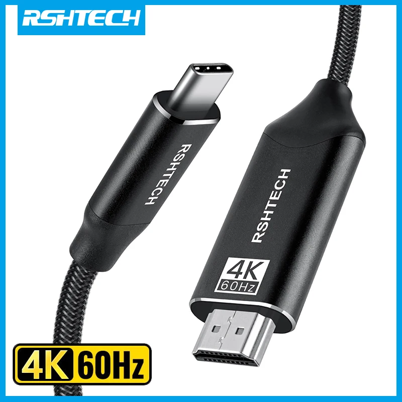 4K-60Hz-USB-C-to-HDMI-Cable-Thunderbolt-Type-C-4K-HDMI-Audio-Video ...
