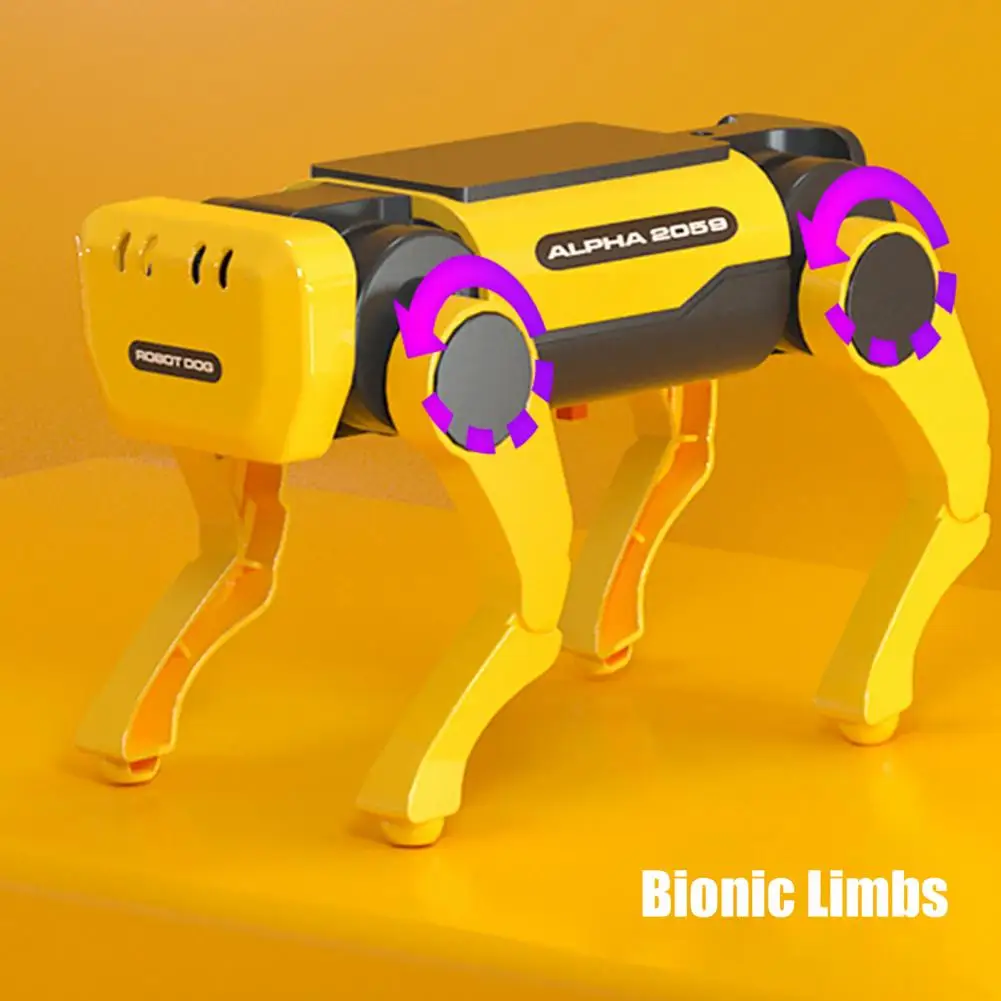 DIY-Gadgets-Quadruped-Bionic-Smart-Robot-Dog-Toys-Solar-Educational ...