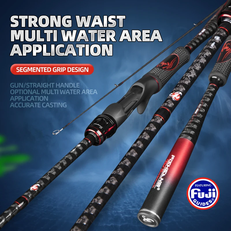 New Design Fuji Guide Ring Spinning Casting Rod 1.98m 2.1m 2.4m M Power ...