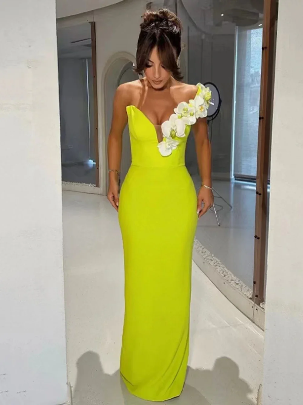 Vestido-de-vendaje-para-fiesta-de-noche-de-celebridades-Maxi-vestido ...