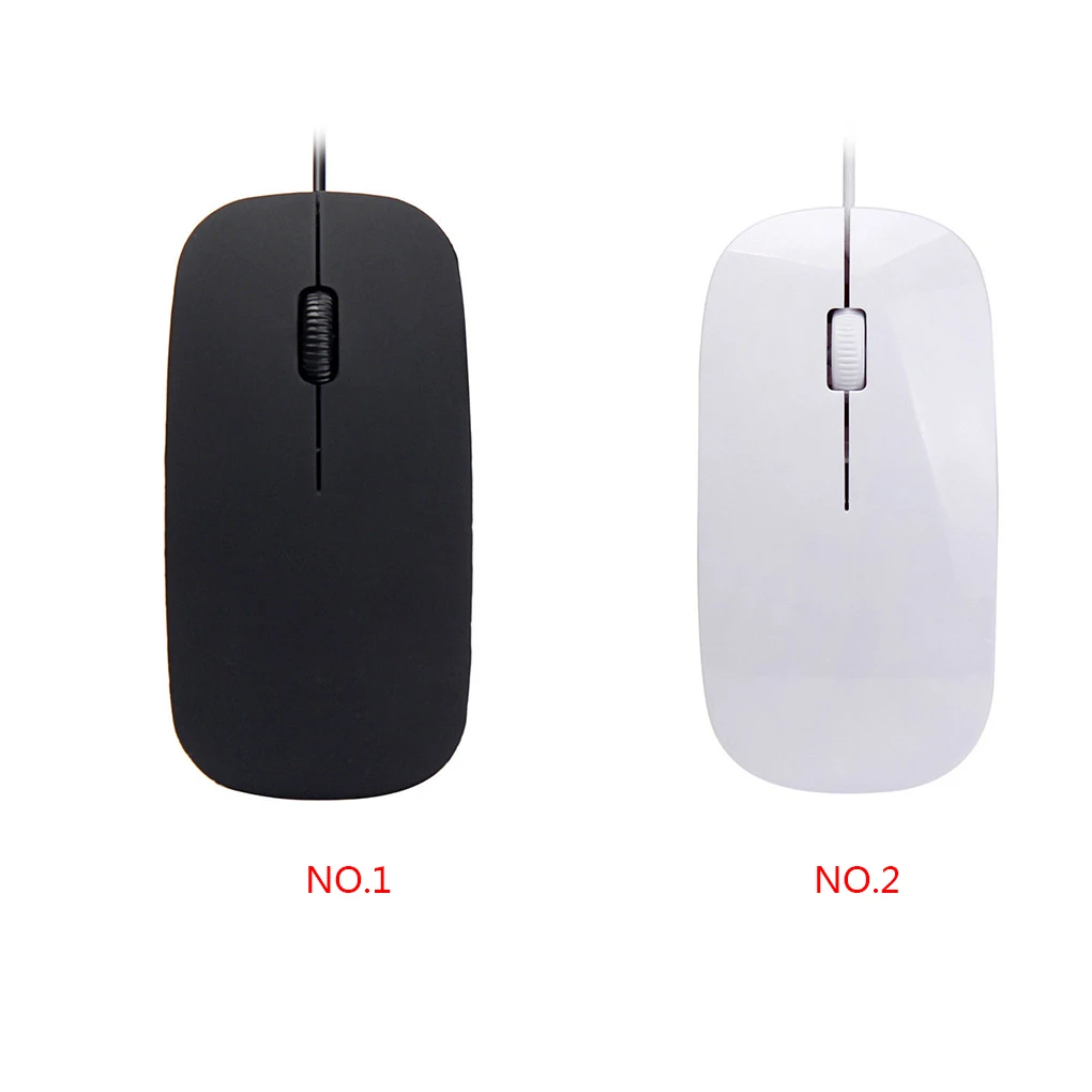 Mouse-Wired-Optical-Tracking-Computer-Mouses-Skin-Touch-Comfortable ...