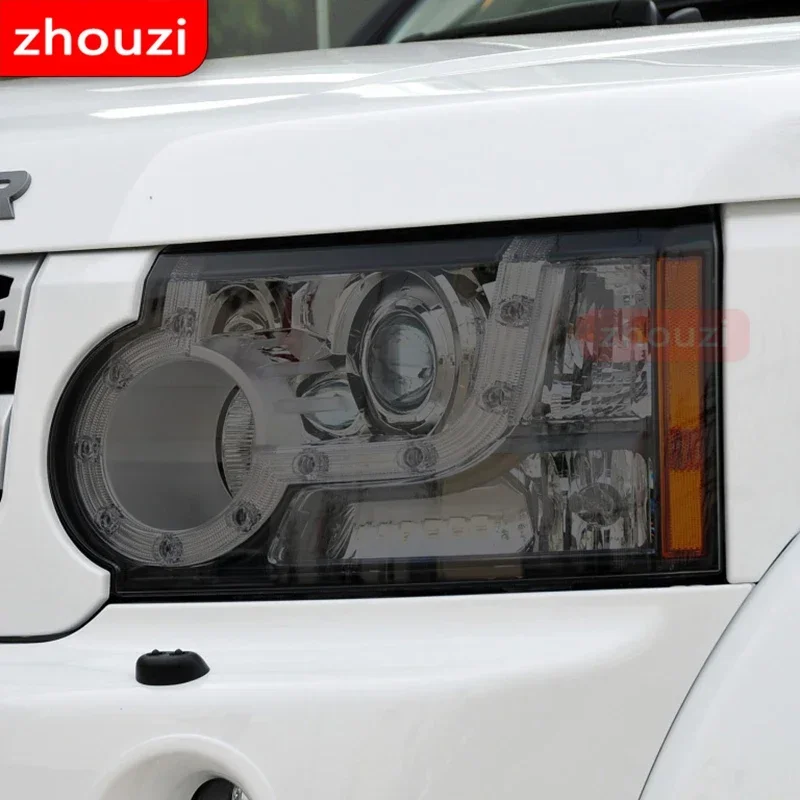 2X For Land Rover Discovery 4 LR4 2009-2016 Car Headlight Tint Smoked ...