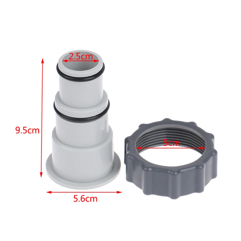 Pool-Hose-Adapter-With-Collar-For-Intex-Threaded-Connection-Pumps ...