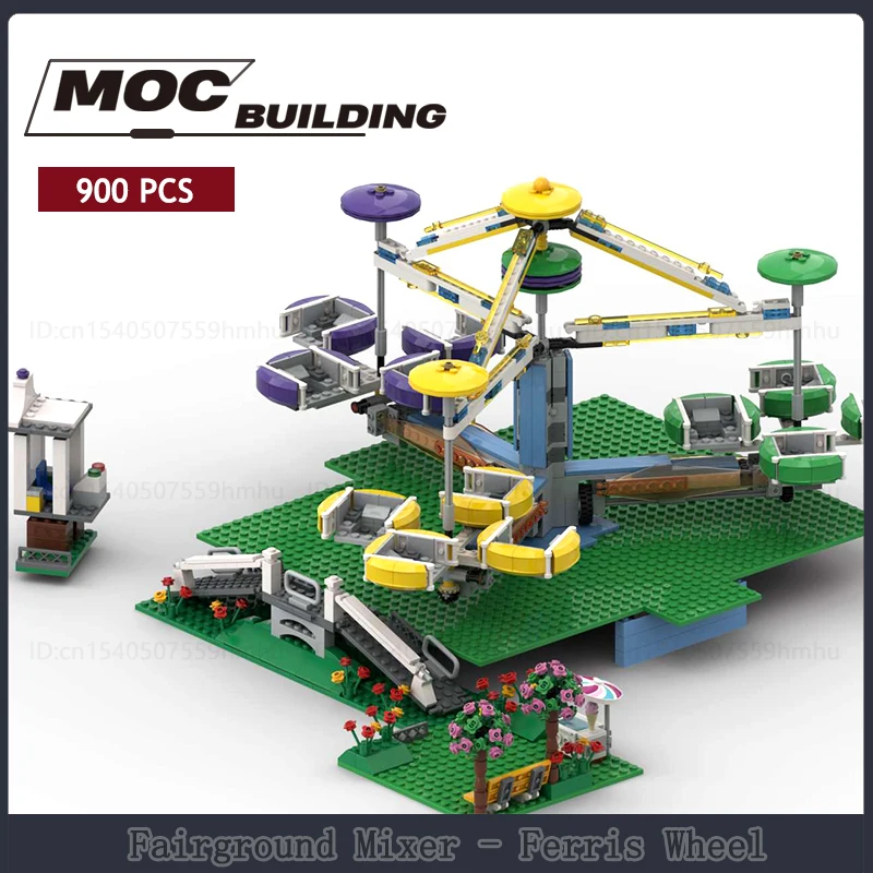 GBC Module Fairground Mixer Ferris Wheel MOC Model Building Blocks ...