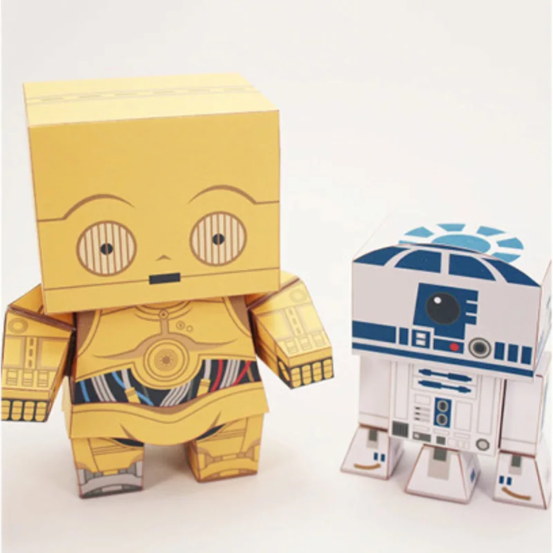 Figure Papercraft | R2d2 Paper Model | Droids | Droids R2d2 | Droids ...