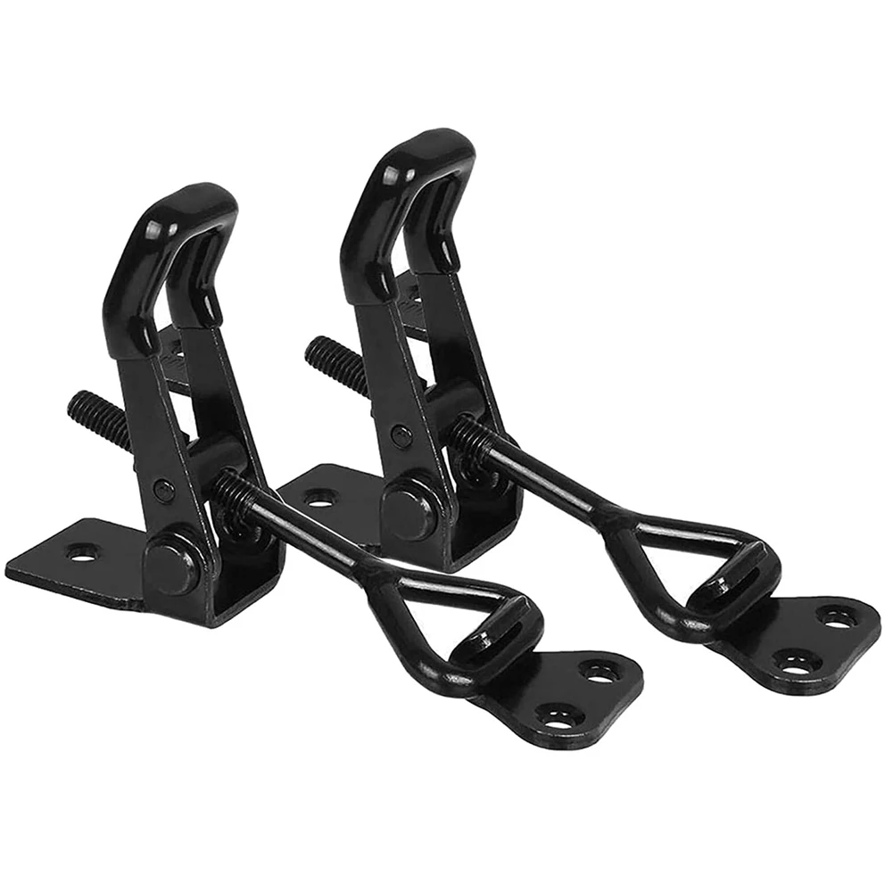 2pcs Gh-4001 Black Toggle Clamp Heavy Duty 100kg/220lbs Toolbox Case ...