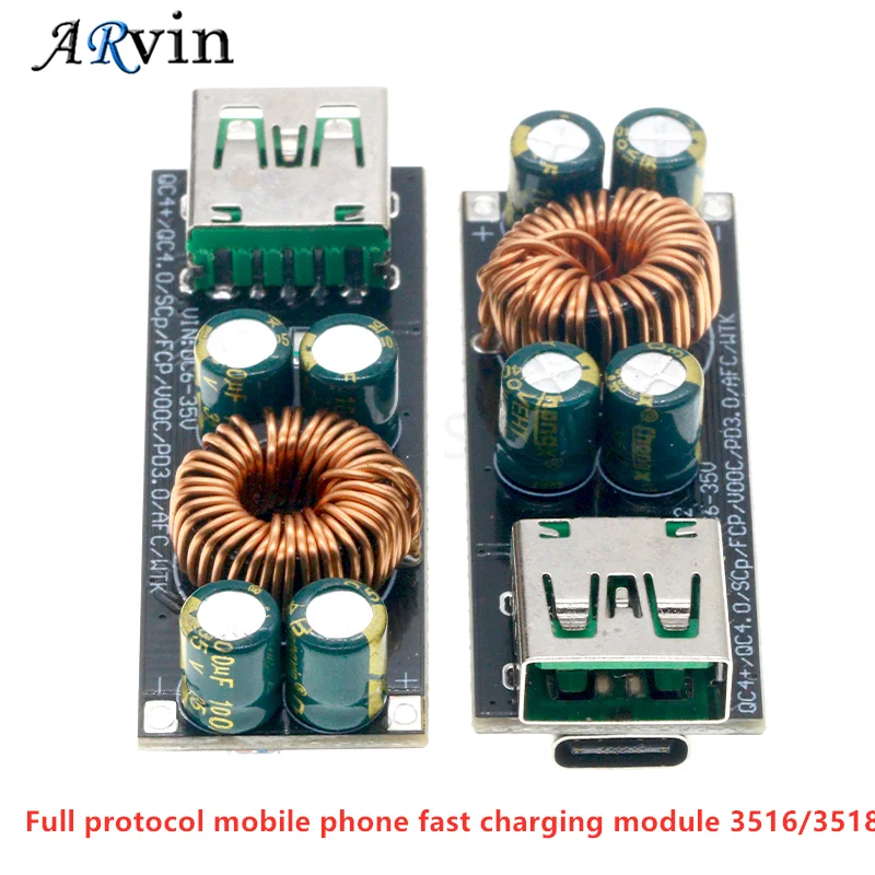 Full protocol mobile fast charging charger module QC4.0pd3.0 flash ...