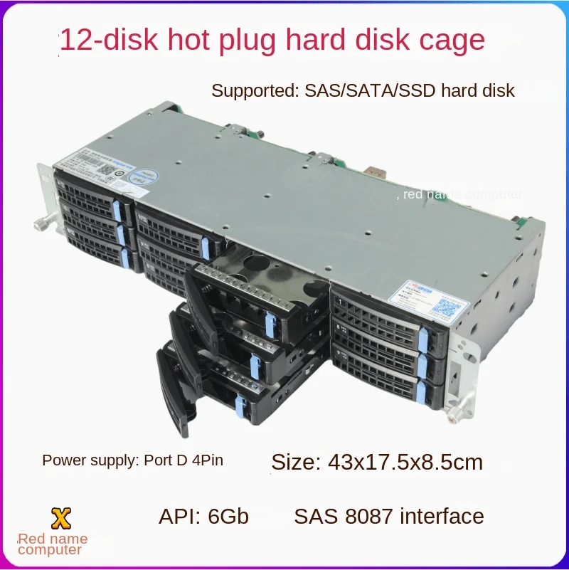 Hot-Swappable-Hard-Drive-Cage-Interface-8087-D-Type-Fonte-de-alimenta-o ...