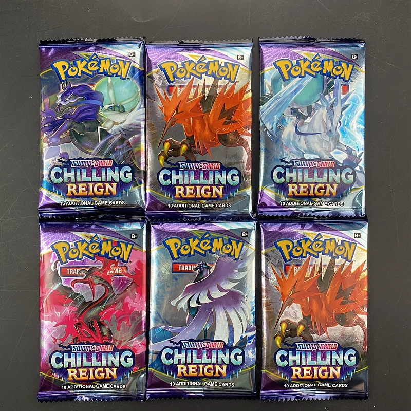 10-20Pcs-Pokemon-Cards-TCG-Chilling-Reign-Sun-Moon-Evolutions-English ...