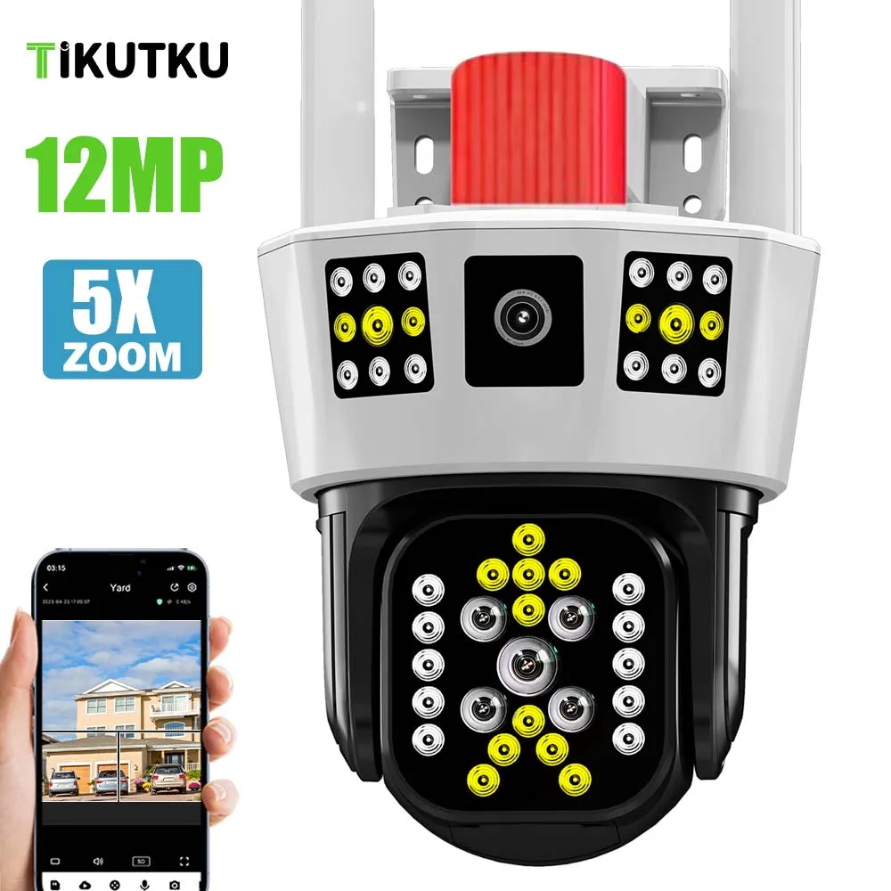 6K-12MP-IP-Camera-WiFi-Wireless-Dual-Lens-Three-Screen-Outdoor-PTZ ...